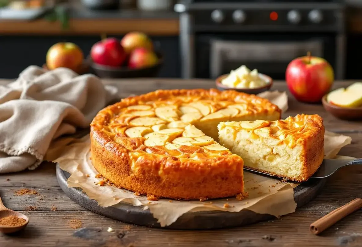 Julie Andrieu nous dévoile son gâteau aux pommes fétiche « bien ...
